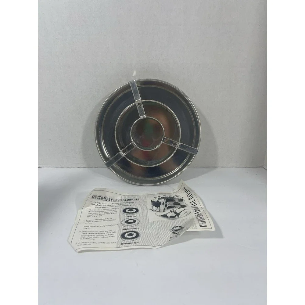 Norpro | Kitchen | The Classic Checkerboard Cake Pan Set Nib | Poshmark
